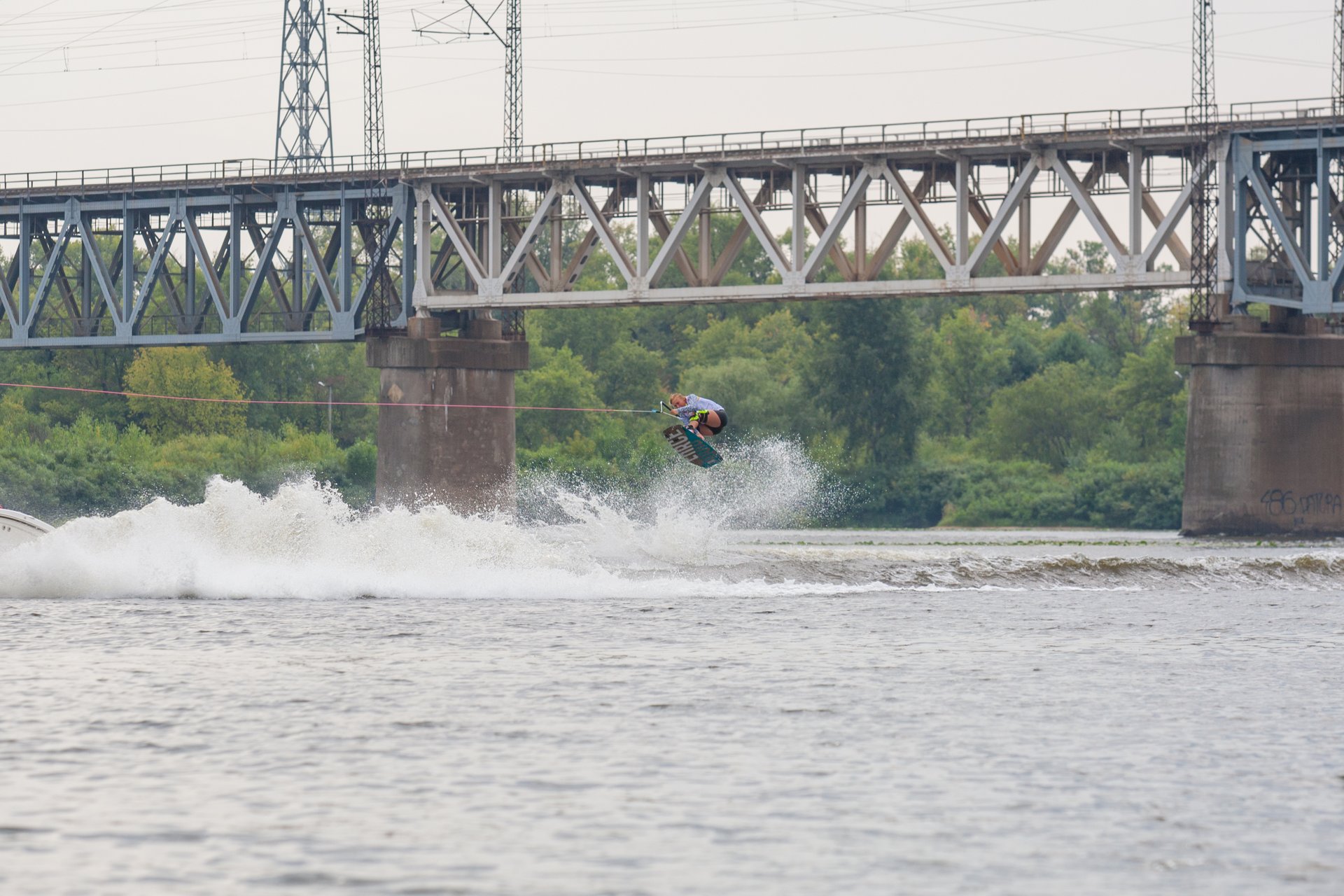 Emma Pickard, TeamGB , at the 2019 Euros in Kiev, Ukraine - Wakeboard UK