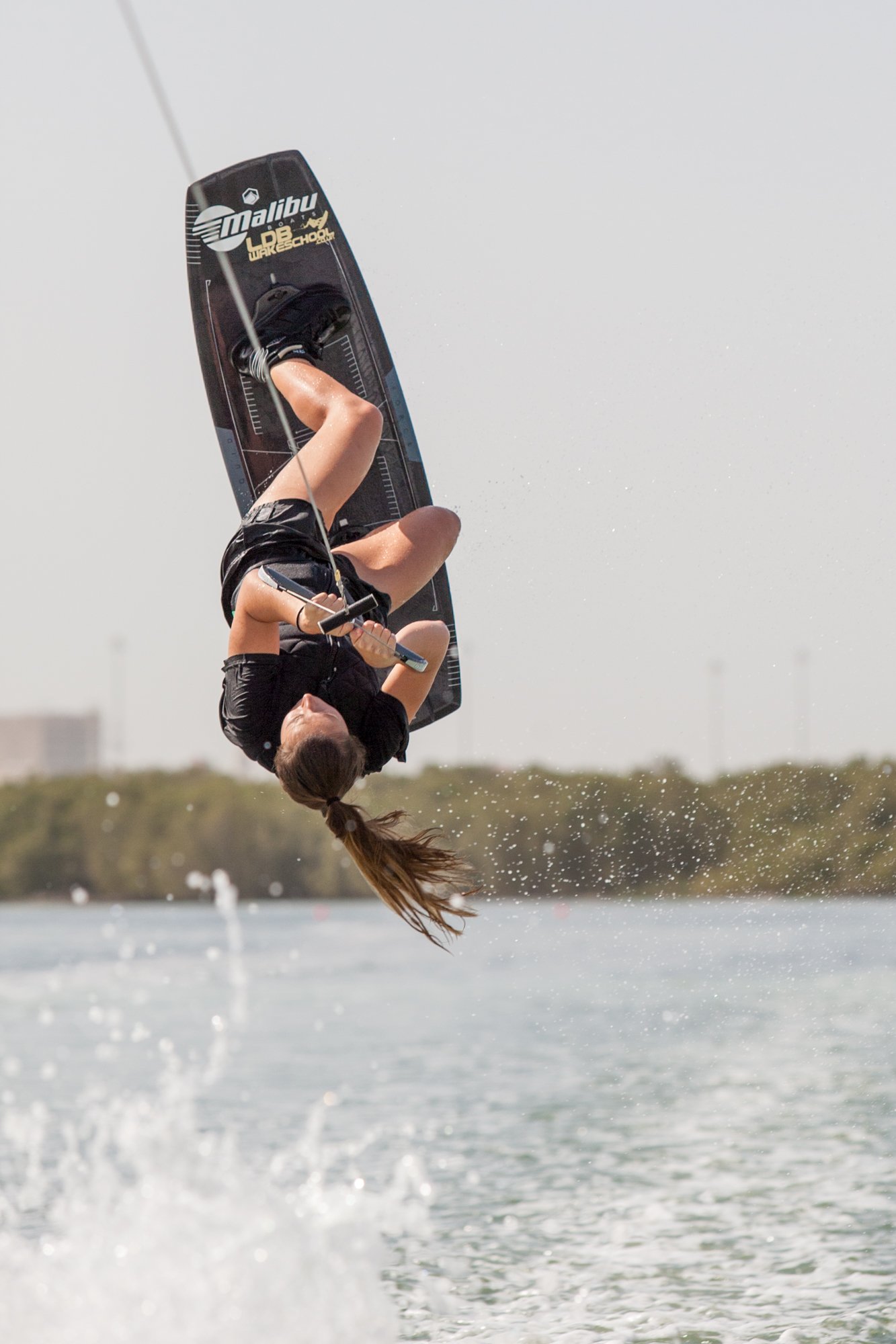Katie Batchelor, TeamGB , at the 2019 Worlds in Abu Dhabi - Wakeboard UK