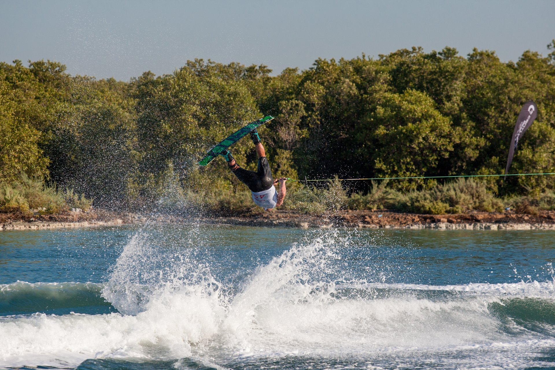 Mark Goldsmith, TeamGB , at the 2019 Worlds in Abu Dhabi - Wakeboard UK