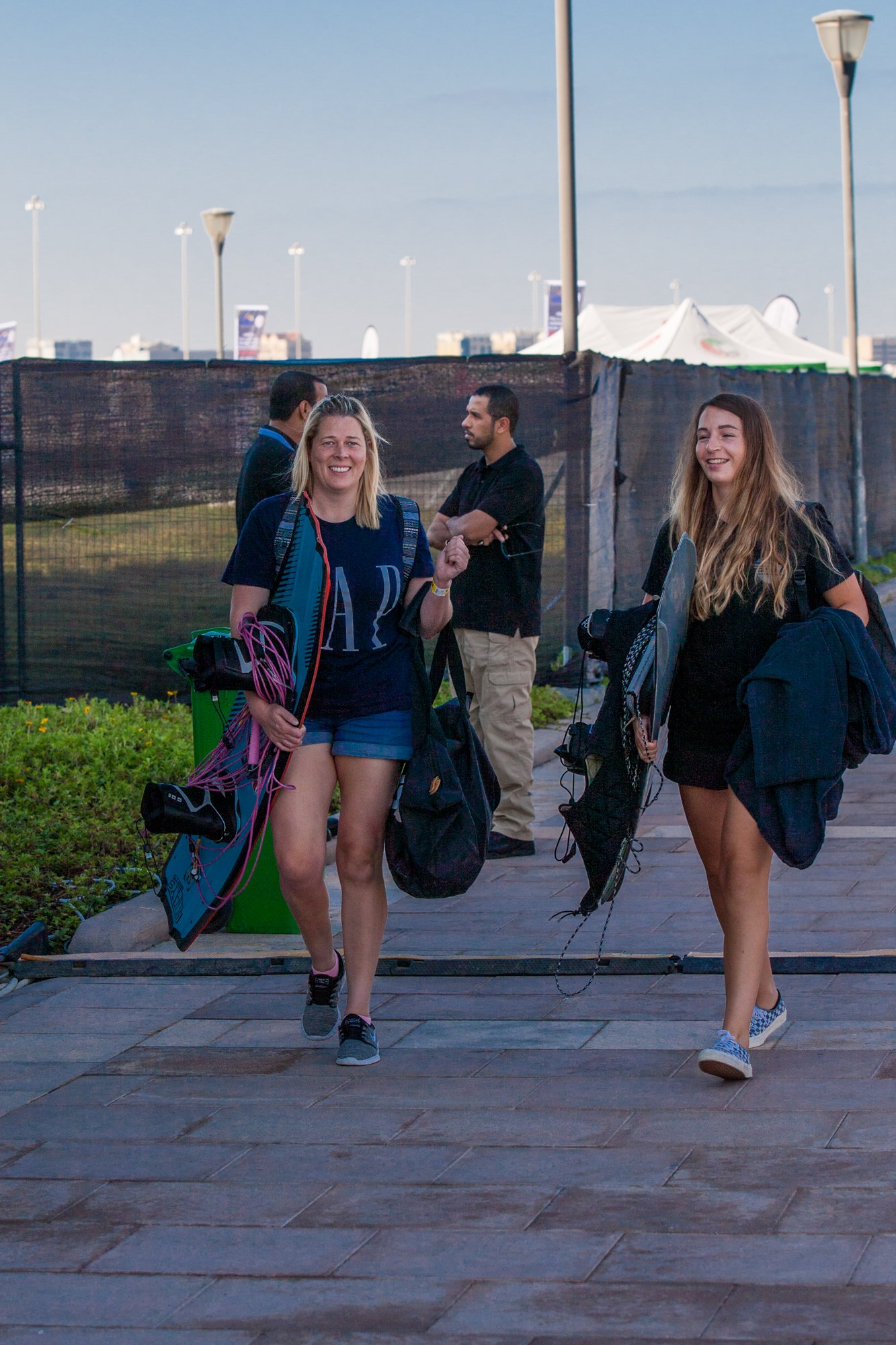 Sarah Partridge and Katie Batchelor, TeamGB , at the 2019 Worlds in Abu ...