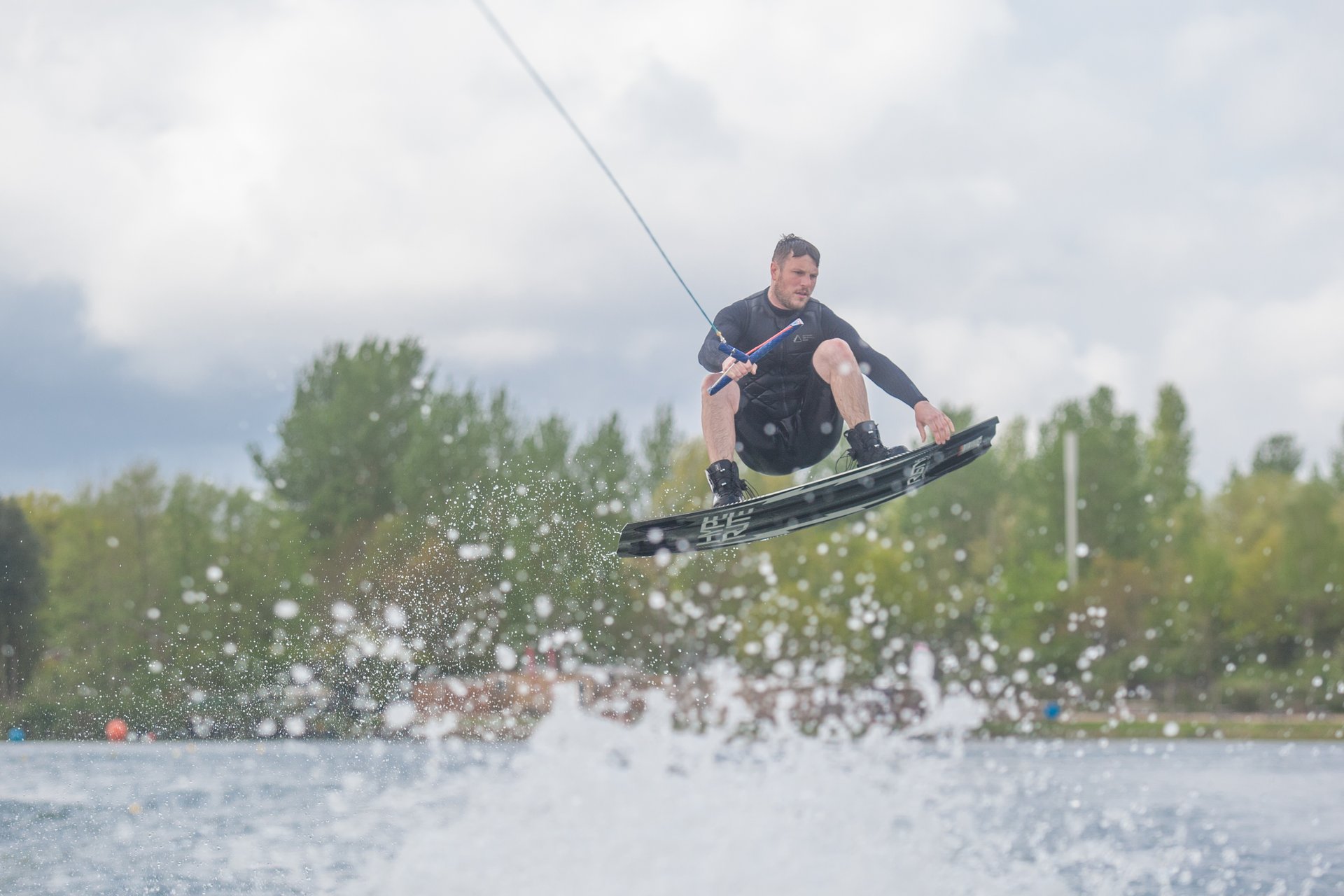 Matt Mccreadie at the 2023 Quays Wake And Ski Practice - Wakeboard UK